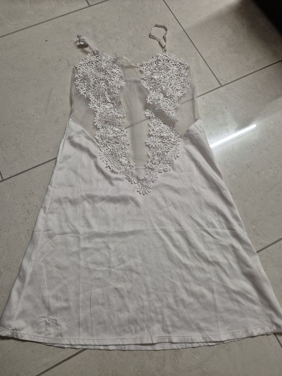 Weisses Nachthemd mit Spitze Gr. S/M (Gebraucht) in Ebikon für CHF 1 – mit Lieferung auf Ricardo ...
