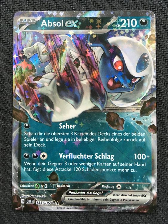 Obsidianflammen 135/197 Absol ex -DE- | Kaufen auf Ricardo