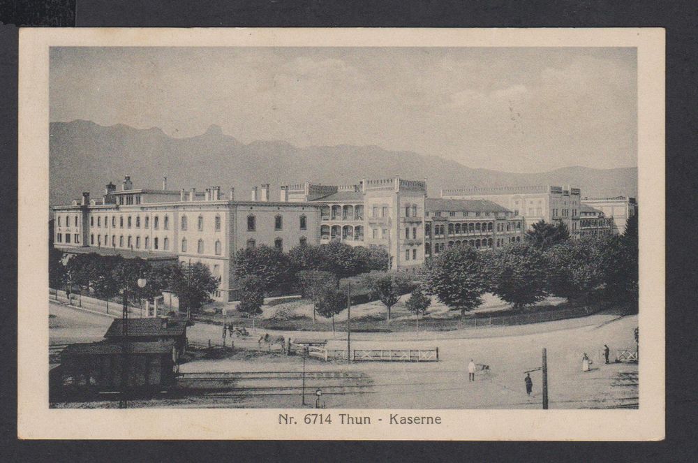 Thun Kaserne : alte Ansichtskarte von 1924 (Gebraucht) in Vitznau für ...