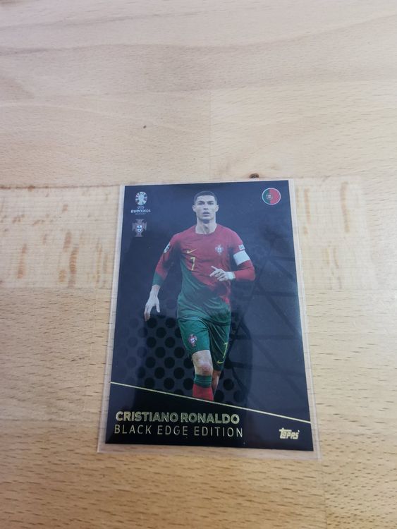 Topps EURO 2024 BLACK EDGE BE 7 Ronaldo (Neu (gemäss Beschreibung)) in ...