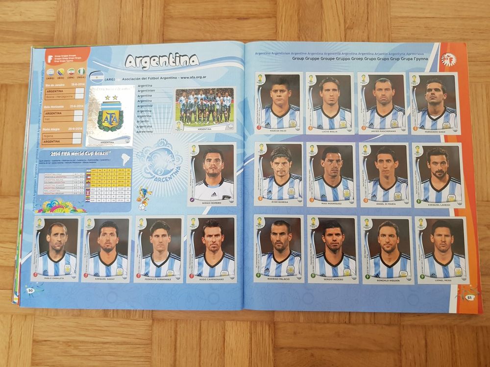 PANINI ALBUM WM 2014 KOMPLETT PERFEKT!!! (Gebraucht) in Münchenstein ...