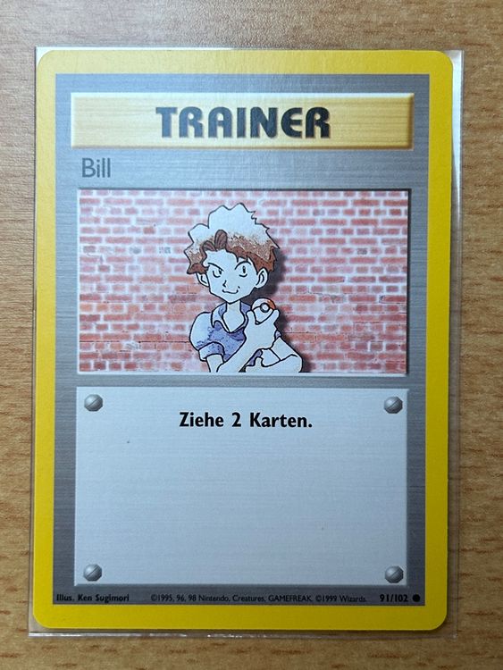 Bill Trainer 91/102 Base Set Pokémon | Kaufen auf Ricardo
