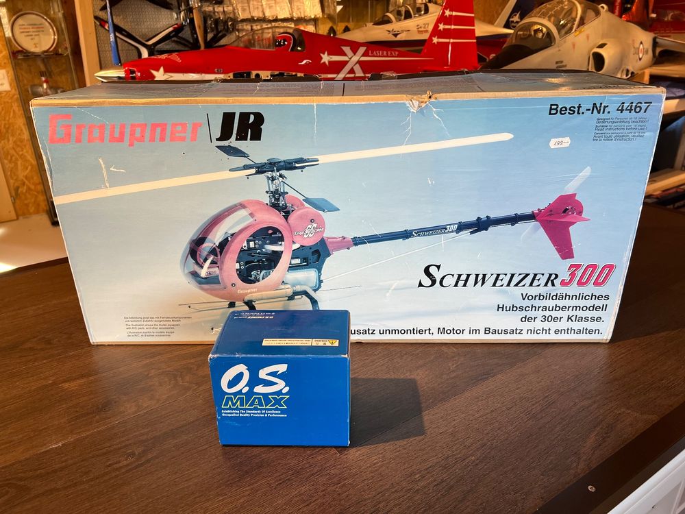 RC Heli Schweizer 300 von Graupner mit OS-32 (Neu und originalverpackt ...