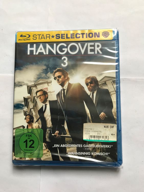 blue ray disc, „Hangover 3“ (Gebraucht) in liestal für CHF 2 – mit Lieferung auf Ricardo kaufen
