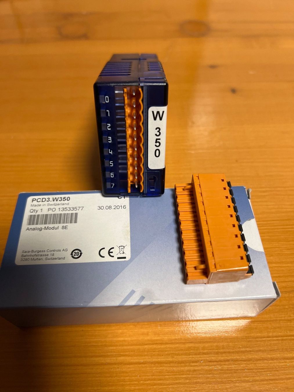 Analog- E-Modul PCD3.W350 8 Eingänge für PT100 (Neu und ...