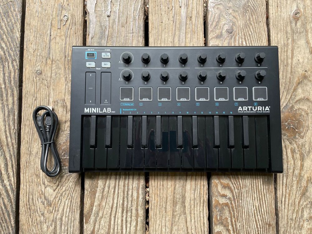 USB Controller Keyboard Arturia MiniLab MKII Deep Black | Kaufen auf ...
