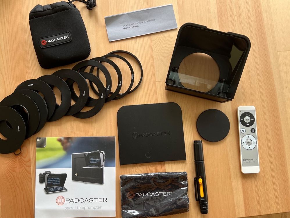 Teleprompter Parrot PADCASTER compacte pour YouTube et video (Gebraucht ...