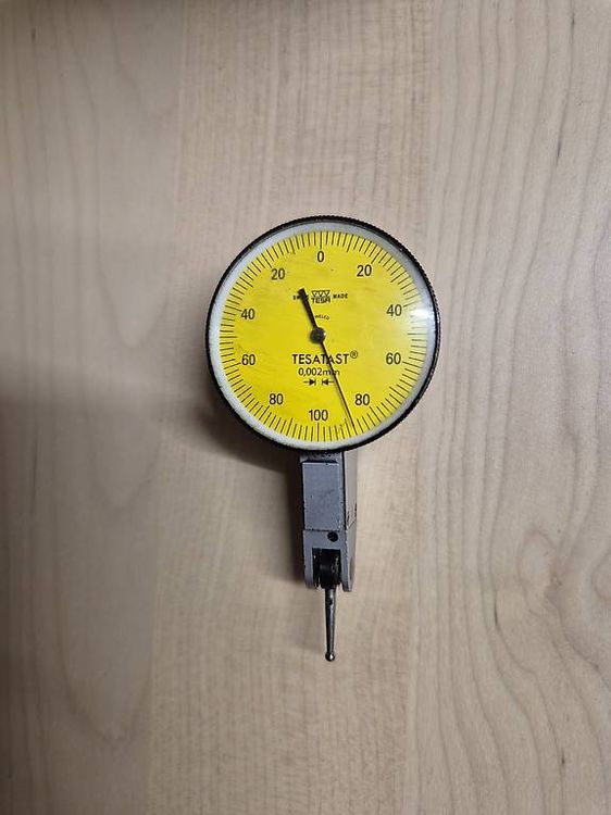 Tesatast Fühlhebelmessgerät Feinzeiger Messuhr 0.002 mm (Gebraucht) in ...
