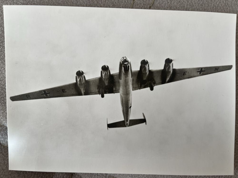 Echte Foto-Postkarte Messerschmitt Me 264 V 1 (Gebraucht) in Elsau für ...