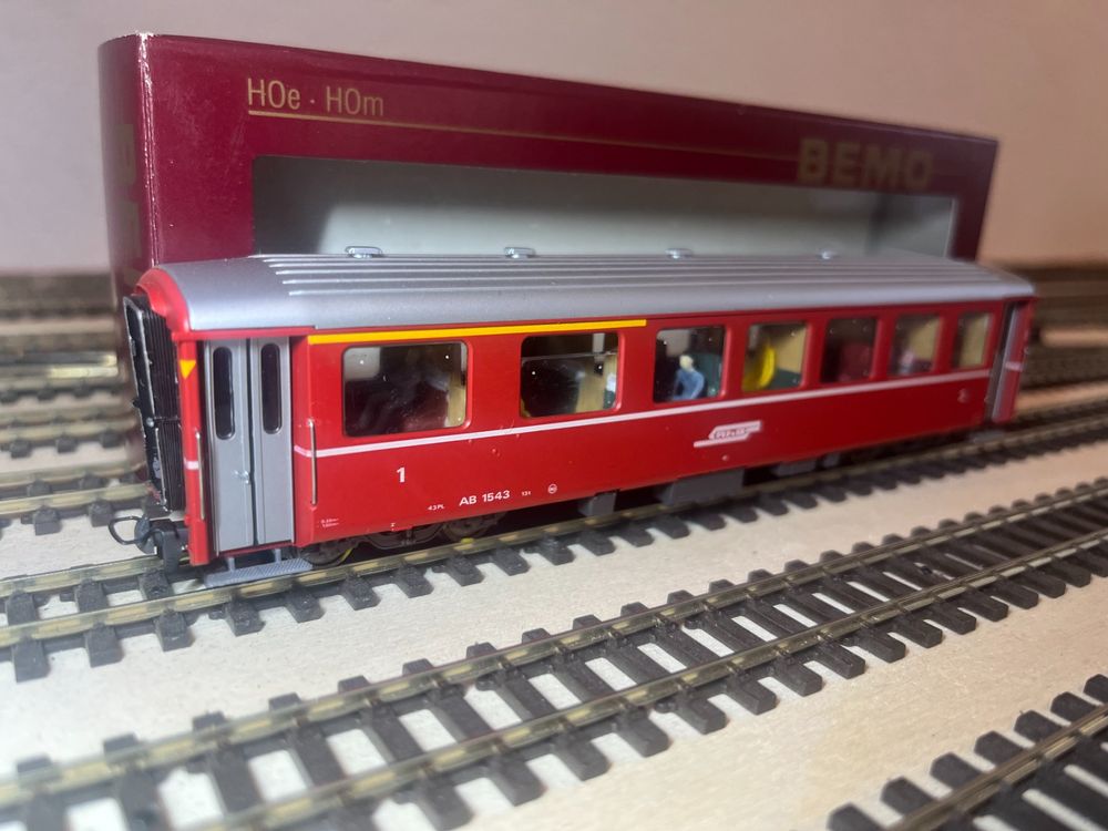 Bemo 3256 123 - RhB EW I AB 1543 (Gebraucht) in Rickenbach b. Wil für ...