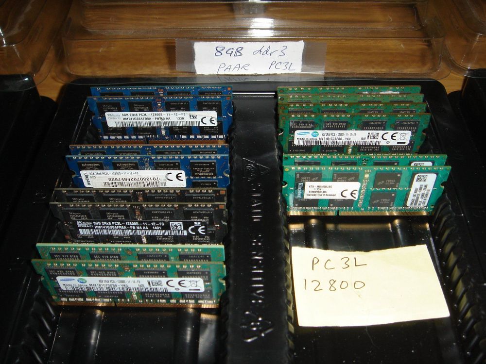 2 stück 8gb ddr3 PC3L RAM für Laptop. (Gebraucht) in St. Gallen für CHF ...