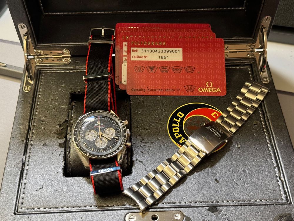 Omega Speedmaster Apollo 35th Edition Meteorite Fullset | Kaufen auf ...