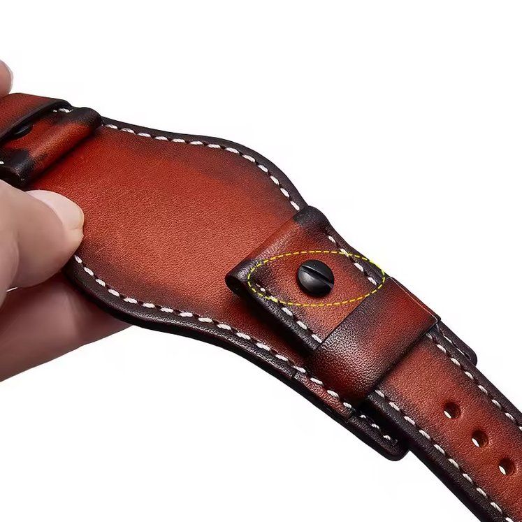 Vintage Punk Armband aus Leder für Huawei Watch (Neu und ...