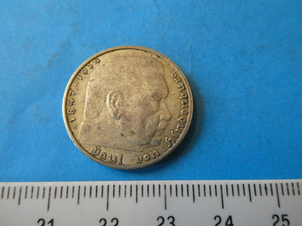 Dt. Reich 1937 A, 2 Reichsmark - Silber (Gebraucht) in Hinterforst für CHF 6 – mit Lieferung auf ...