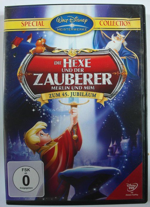 Die Hexe und der Zauberer - Merlin & Mim (D/E/I/He/Tr) ©1963 (Gebraucht ...
