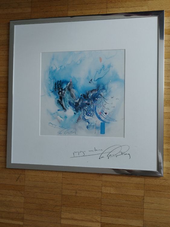 Aquarell Paysage nocturne Sven Spiegelberg gerahmt signiert (Gebraucht) in Effretikon für CHF ...