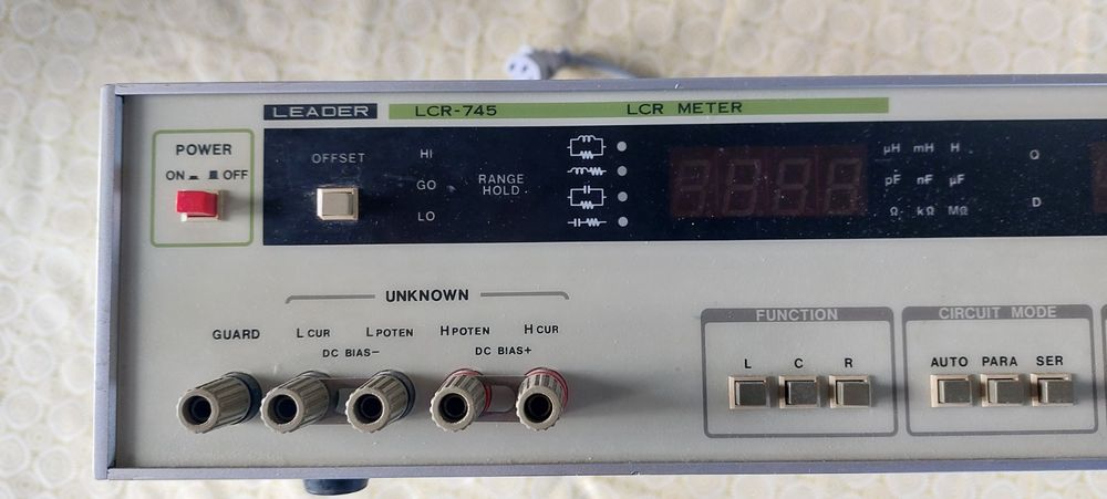 LEADER Model LCR-745. CPU Controlled Digital LCR Meter (Gebraucht) in ...