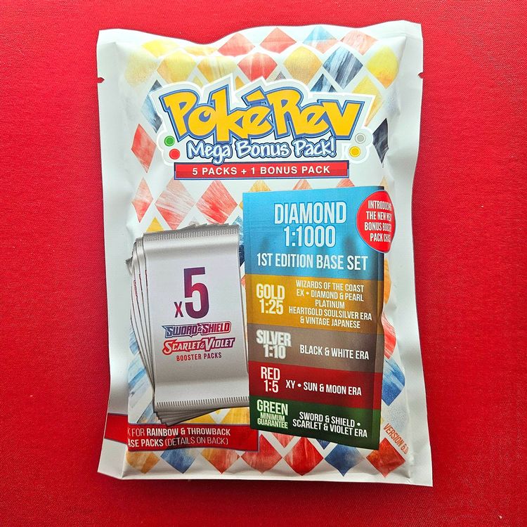 PokeRev 6.0 Mystery Pack Diamond 💎Sealed (Neu und originalverpackt) in ...