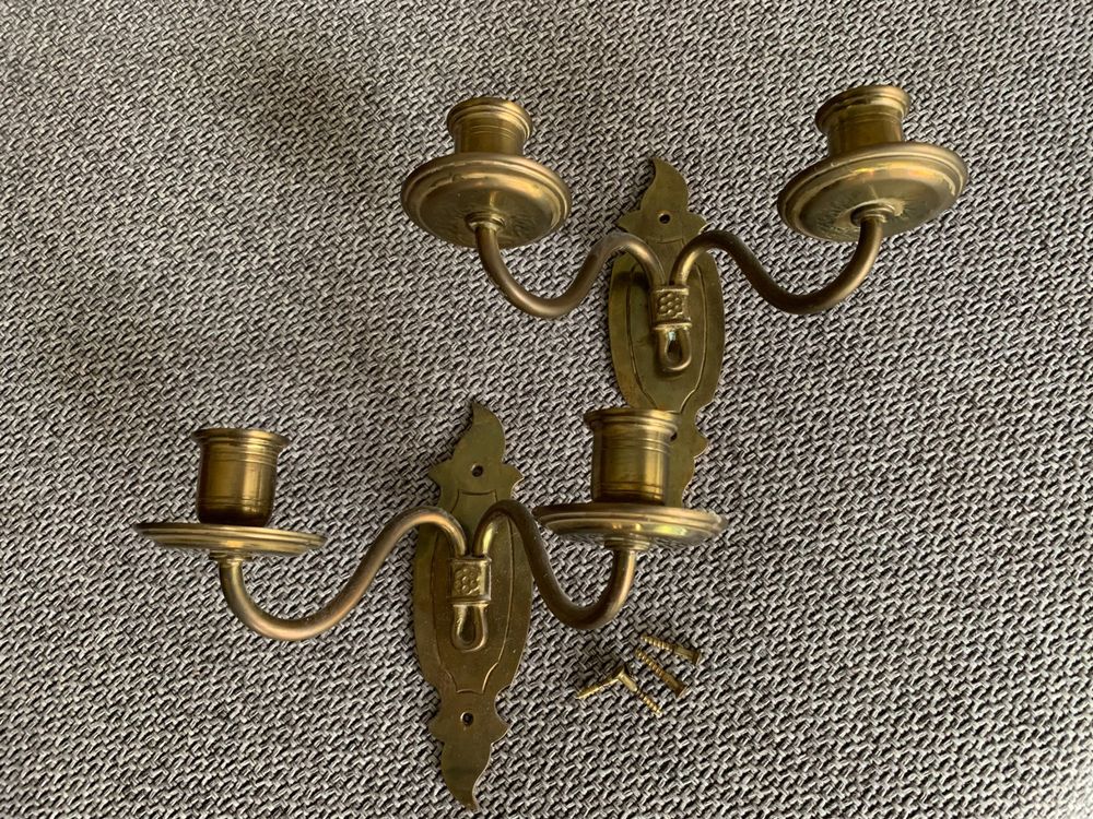 Zwei Wand-Kerzenhalter (Gebraucht) in Berneck für CHF 25 – mit Lieferung auf Ricardo kaufen