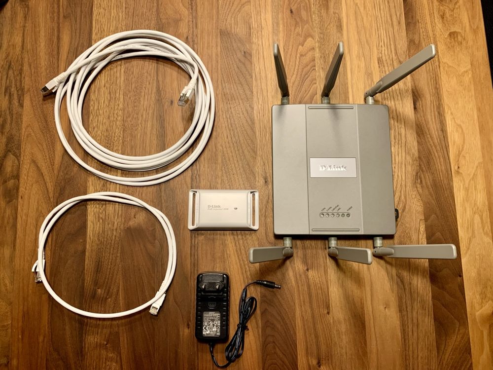 D-Link DAP-2695 WLAN Access Point mit PoE Injector (Gebraucht) in Kölliken für CHF 1 – mit ...