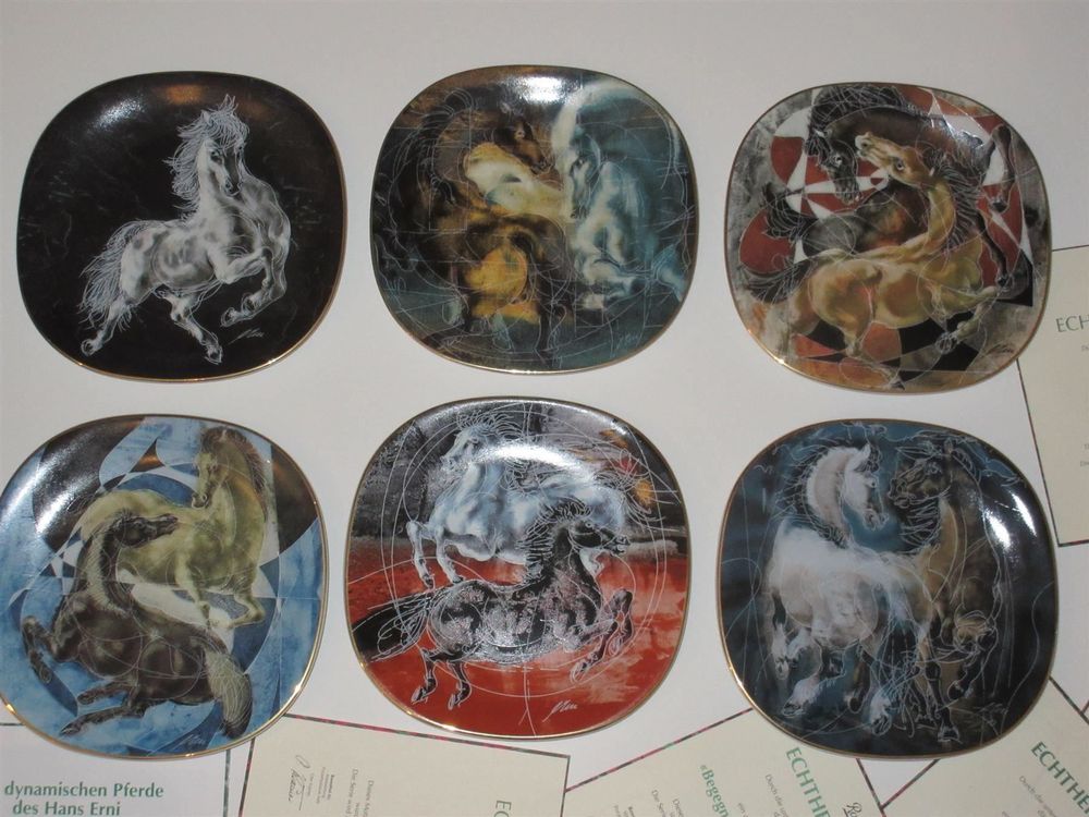 Hans Erni DYNAM. PFERDE Keramik 6 Stk. (Neu (gemäss Beschreibung)) in Weinfelden für CHF 90 ...