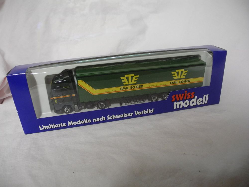 AWM MAN TG-A AUFLIEGER EMIL EGGER 1:87 MIB (Neu und originalverpackt ...