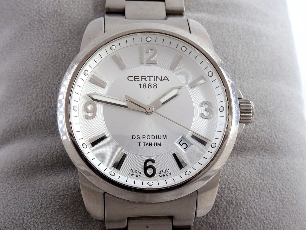 CERTINA DS PODIUM TITANIUM QUARTZ MIT DATUM HERRENUHR | Kaufen auf Ricardo