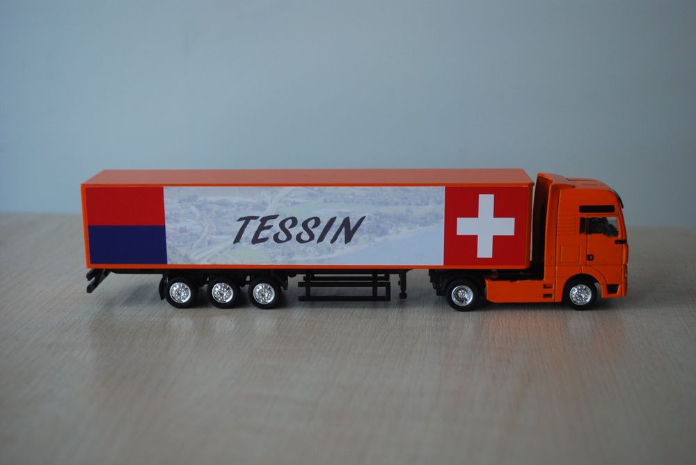 Achim Pex Germany MAN Truck Tessin H0 Vollmetall- Modell | Kaufen auf ...