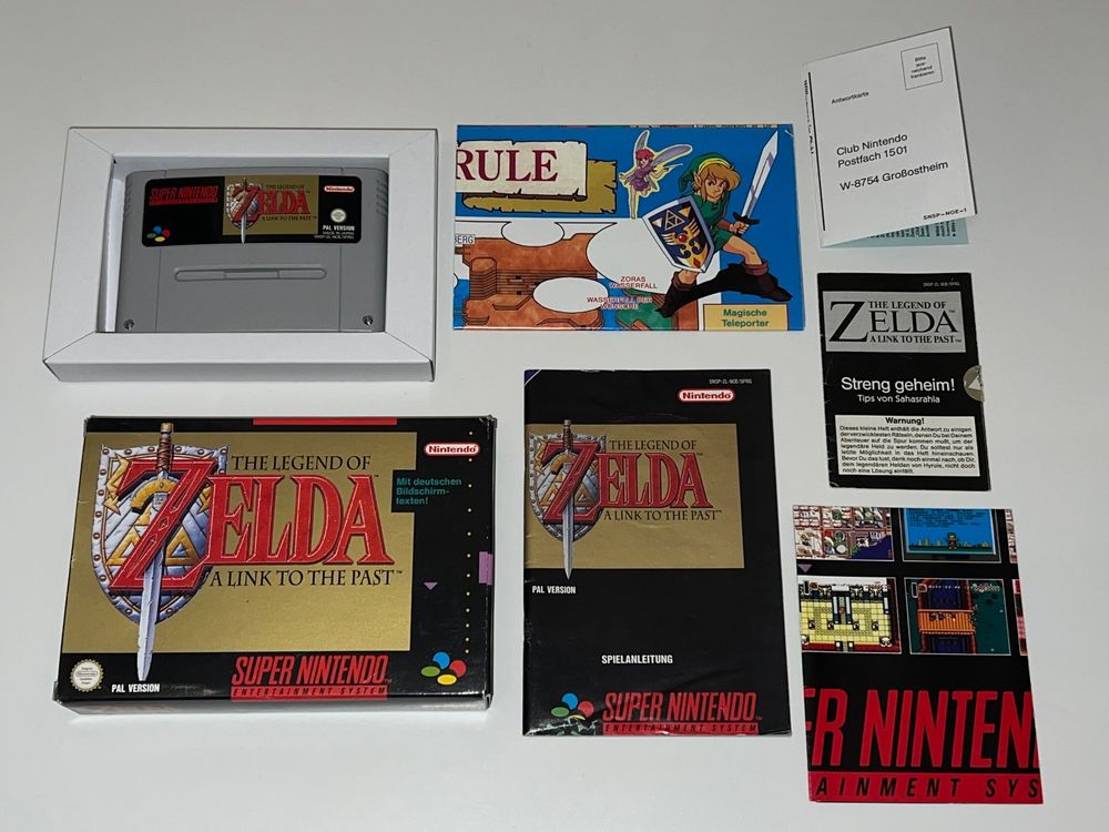 SNES Spiel - The Legend of Zelda: A Link to the Past (OVP) (Gebraucht ...
