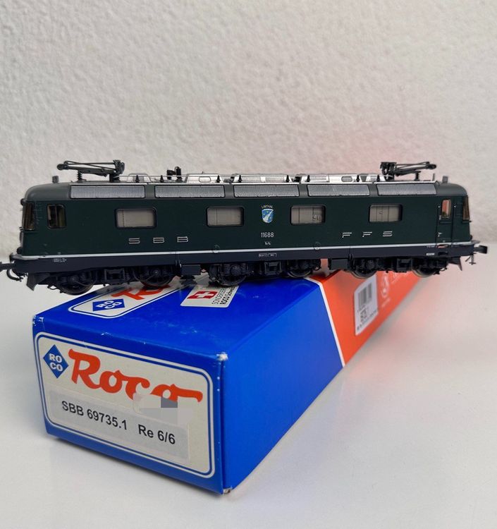 ROCO 69735.1 Re 6/6 SBB Linthal AC HO (Neu (gemäss Beschreibung)) in Dietikon für CHF 280 – mit ...