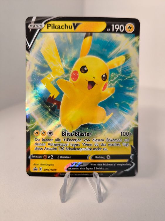 Pikachu V SWSH198 - Pokemon | Kaufen auf Ricardo