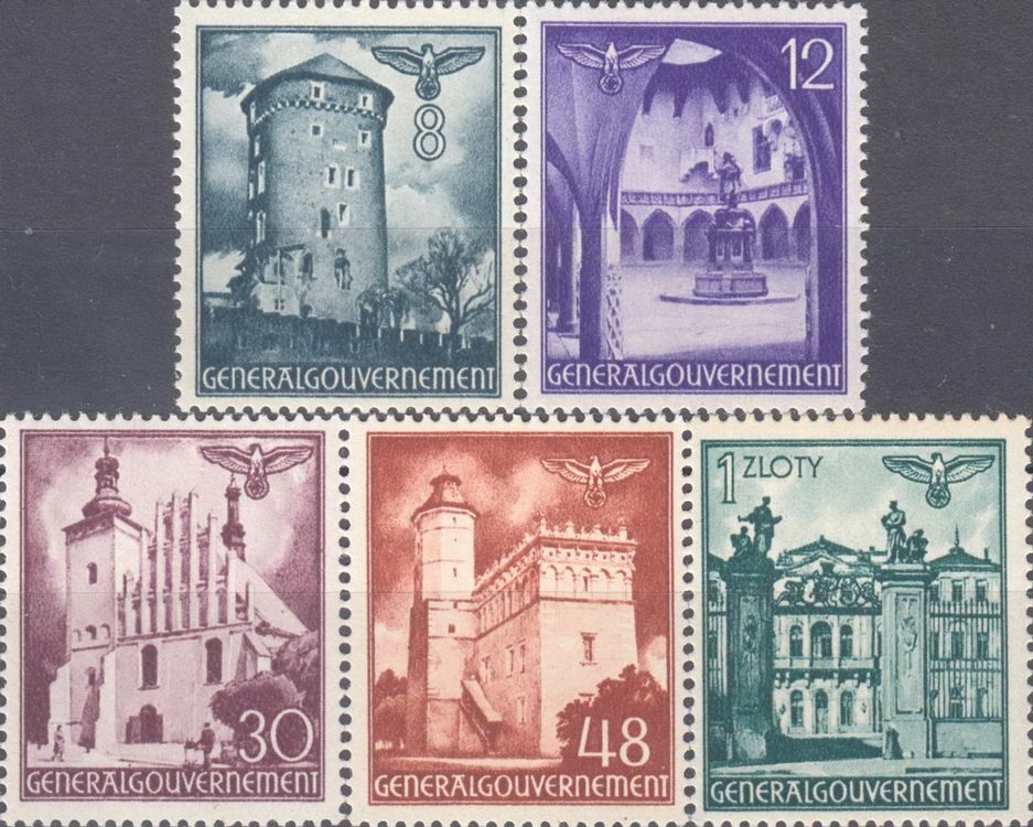 Generalgouvernement Bauwerke Ausgabe (II) 1941 postfrisch** (Neu (gemäss Beschreibung)) in ...