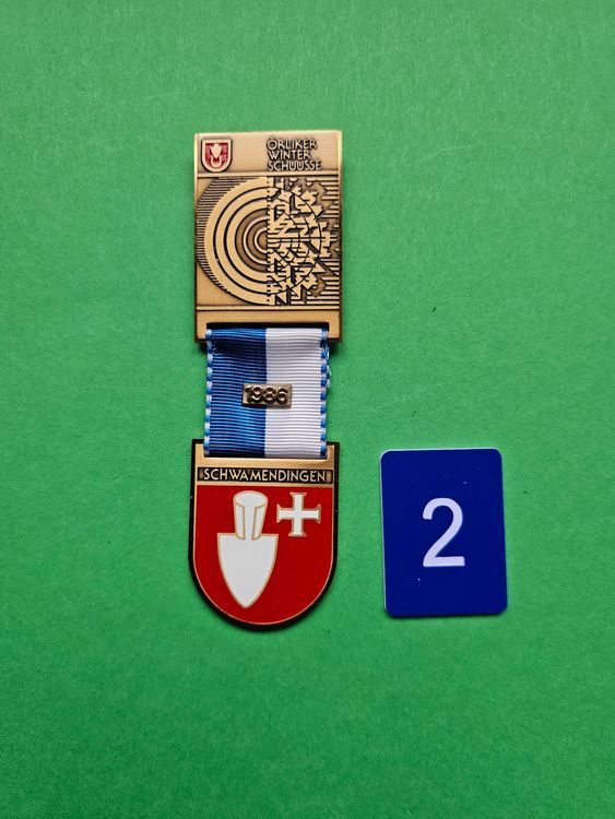 ÖRLIKER WINTER SCHIESSEN KRANZABZEICHEN MEDAILLEN MÜNZEN (Gebraucht) in Ermatingen für CHF 2 ...
