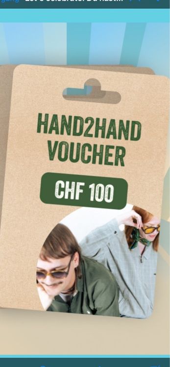 Gutschein Hand2Hand (Neu und originalverpackt) in Unterägeri für CHF 50 – mit Lieferung auf ...