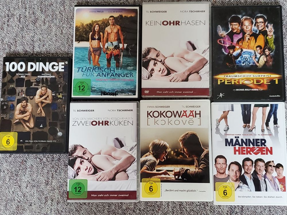 DVD-Sammlung/Set (10Stk) Elyas M'Barek,Matthias Schweighöfer (Gebraucht) in Adetswil für CHF 10 ...