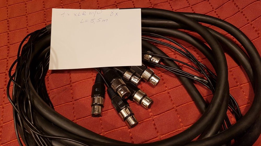Multicore Kabel XLR / XLR , 8Fach (Gebraucht) in Lachen SZ für CHF 15 ...