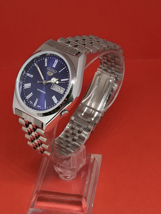 Seiko 5 Automatic Blau Day-Date Läuft (Gebraucht) in Safenwil für CHF 1 ...