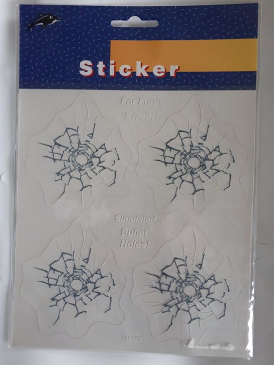 Stickerbogen simulierte Löcher/Risse neu | Kaufen auf Ricardo