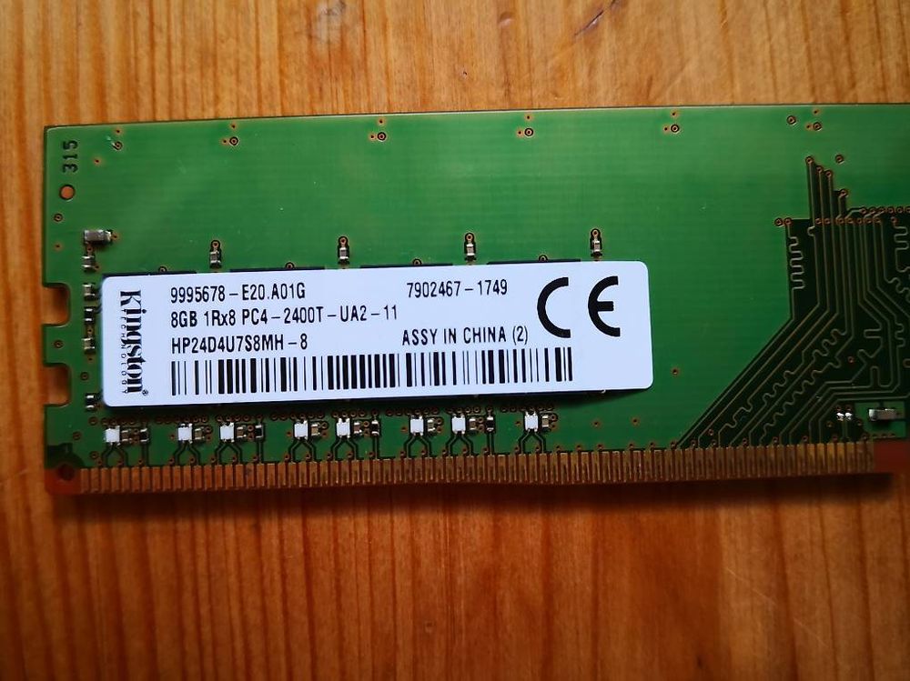 8GB DDR4-2400 Desktop RAM (mehrere Sticks vorhanden) (Gebraucht) in ...