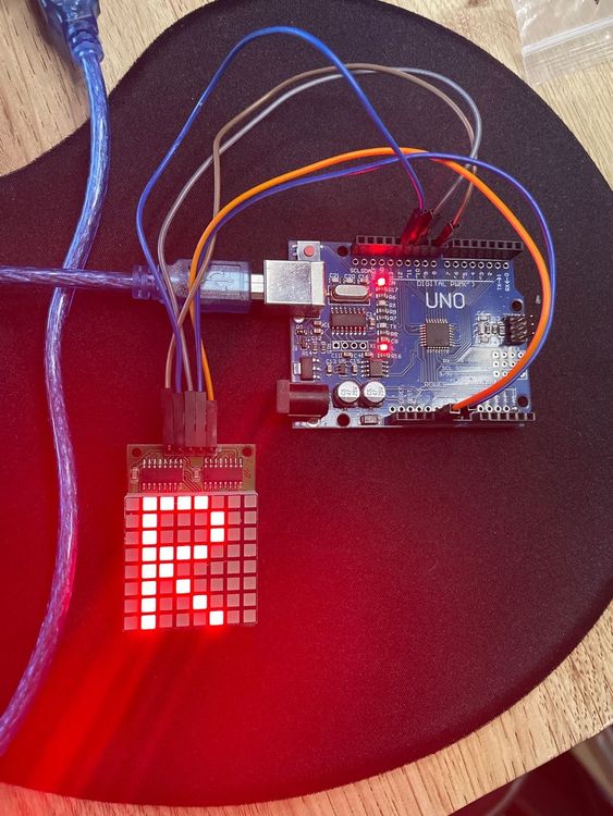 Red Led Matrix 8x8 74hc595 For Arduino Raspberry Pi Neu Gemäss Beschreibung In Meyrin