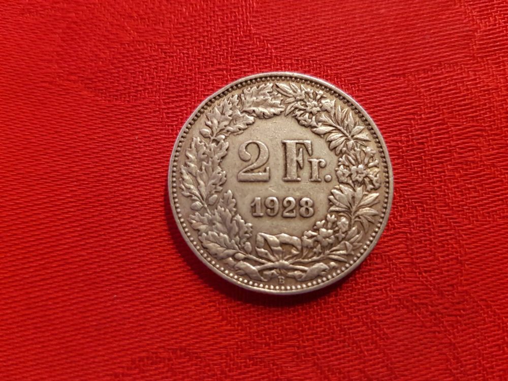 Piece 2fr argent 1928 | Kaufen auf Ricardo