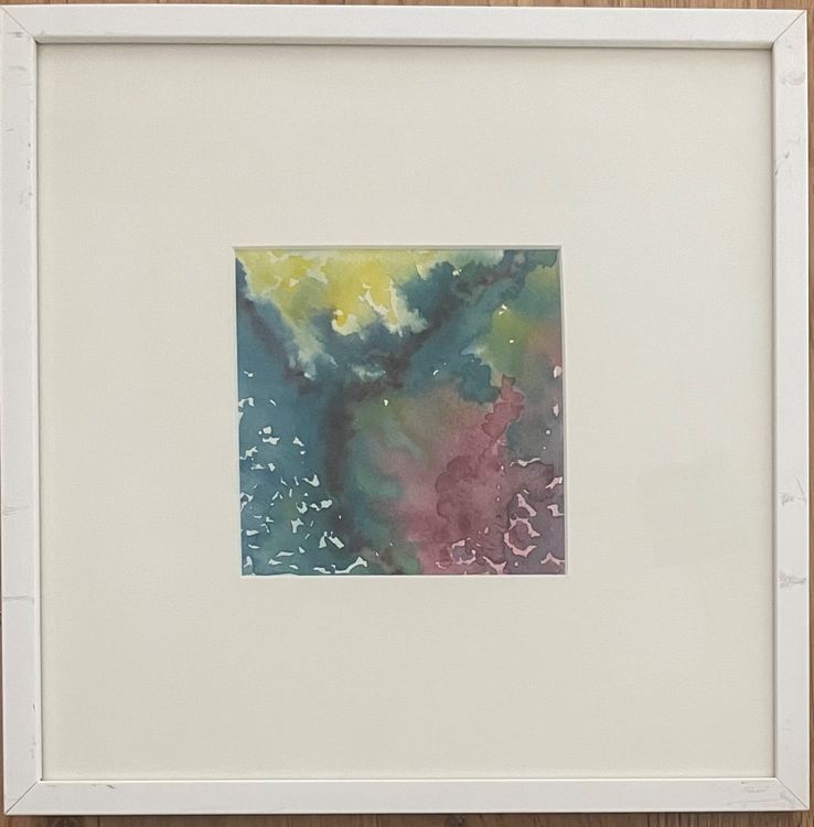 Sehr Interessante farbenfrohes Aquarell | Kaufen auf Ricardo