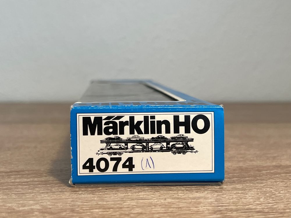 Märklin 4074 Autotransportwagen DB H0 OVP (1) | Kaufen auf Ricardo
