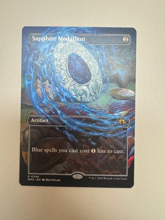Borderless Sapphire Medallion Modern Horizons 3 NM | Kaufen auf Ricardo