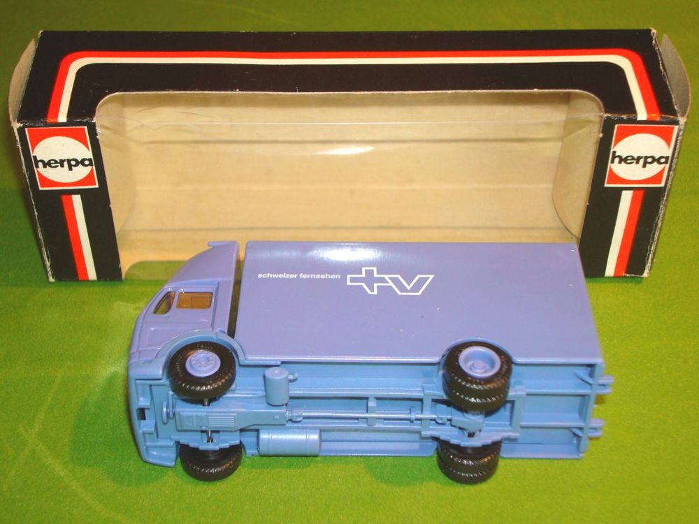 Mercedes Kastenwagen "Schweizer Fernsehen TV" Herpa Rarität. | Kaufen ...