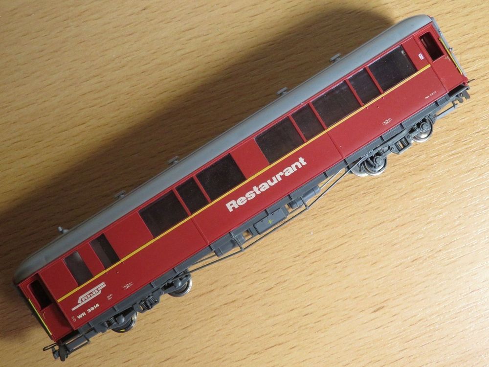 3274 114 BEMO RhB WR 3814 "RESTAURANT" Speisewagen (Defekt) in Dottikon für CHF 22.95 – mit ...