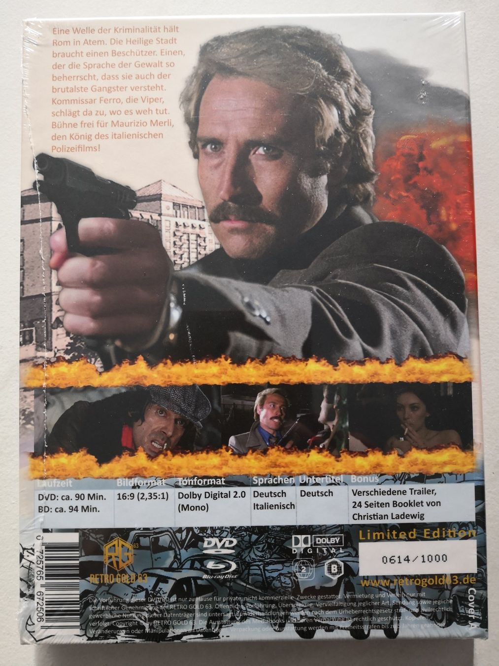 Die Viper (Roma a mano armata) Mediabook -Maurizio Merli OVP (Neu und ...