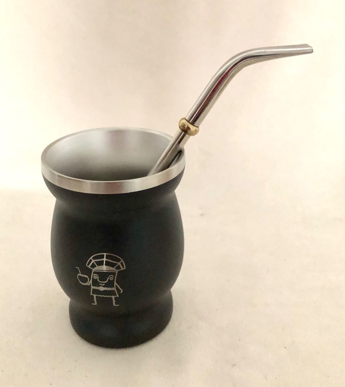 Yerba Mate Kraus 250g, Edelstahl Becher und Bombilla (Neu und ...