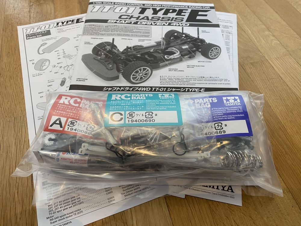 Tamiya TT-01E Chassis Bausatz Neu (Neu (gemäss Beschreibung)) in Bad ...
