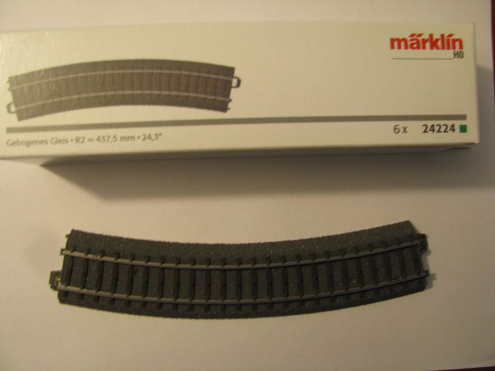Märklin H0 24224 - C-Gleis - Gebogenes Gleis - R2 = 437,5 m | Kaufen auf Ricardo